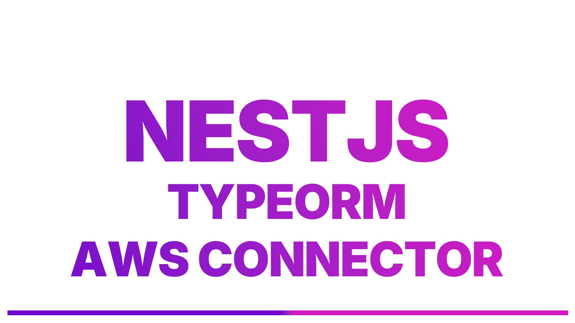 GitHub - ElsiKora/NestJS-TypeORM-AWS-Connector